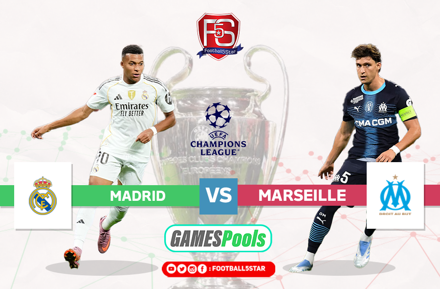Prediksi: Real Madrid Vs Olympique Marseille (Liga Champions 2025-26)